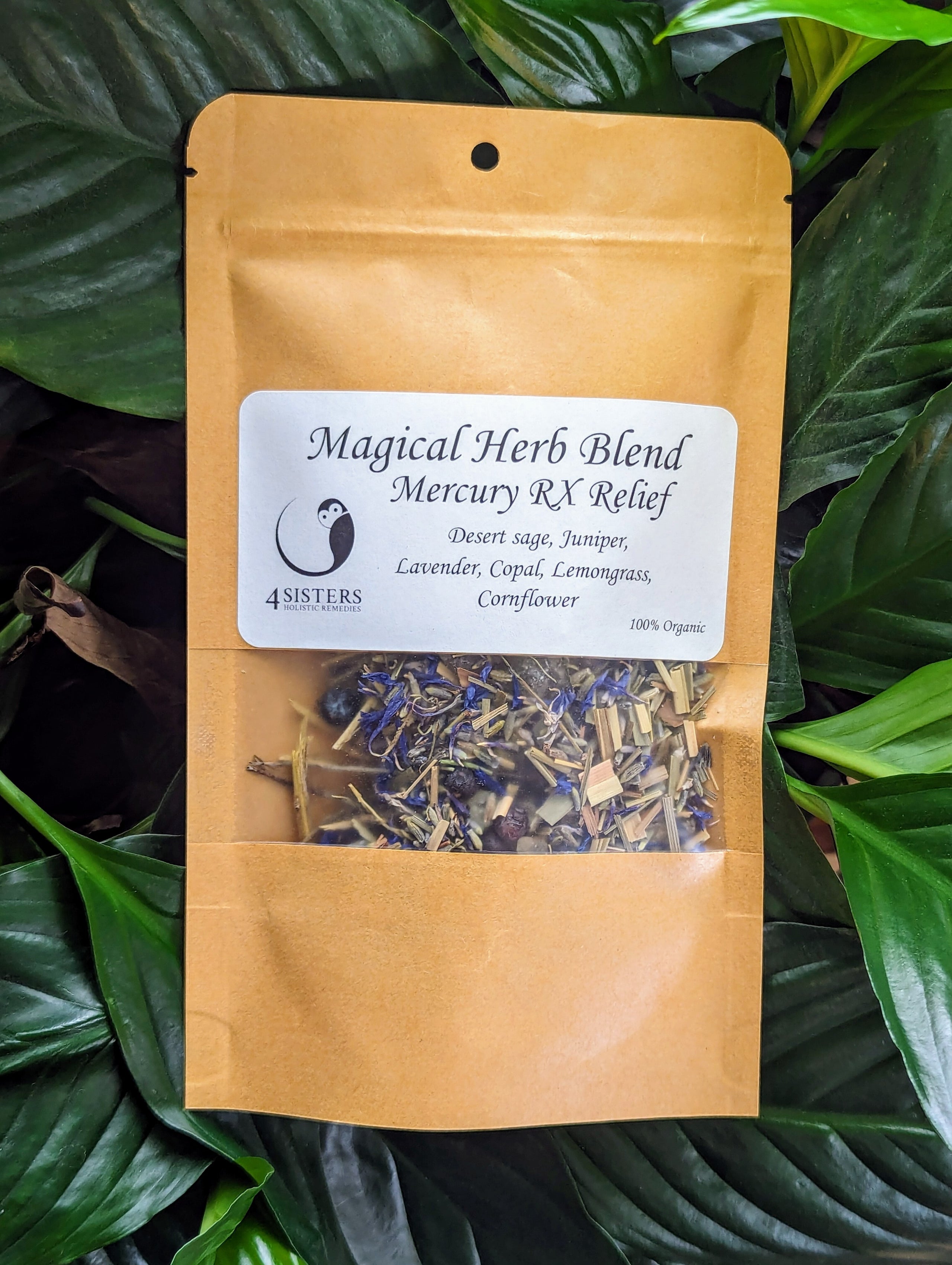 Mercury RX Relief - Magical Herb Blend | 4 Sisters Holistic Remedies